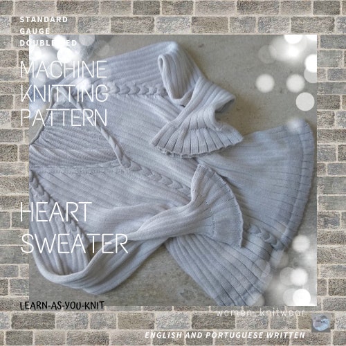 Knitting Machine Patterns Simple Raglan Sleeves Sweater PDF - Etsy UK