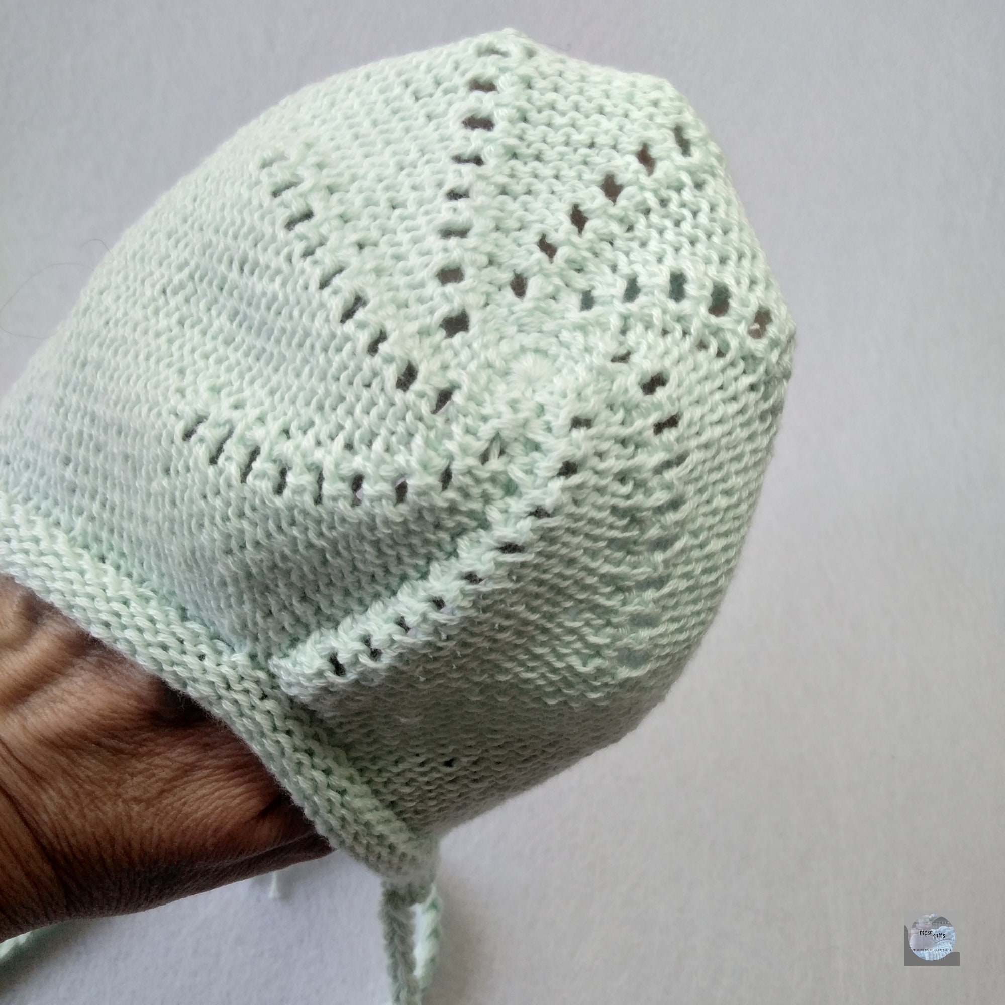 Machine Knitting Pattern Spring Bonnet - Etsy