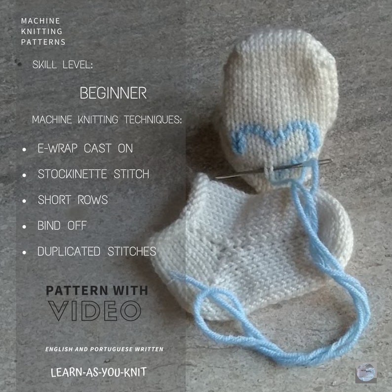 Machine Knitting Pattern d Socks - Etsy