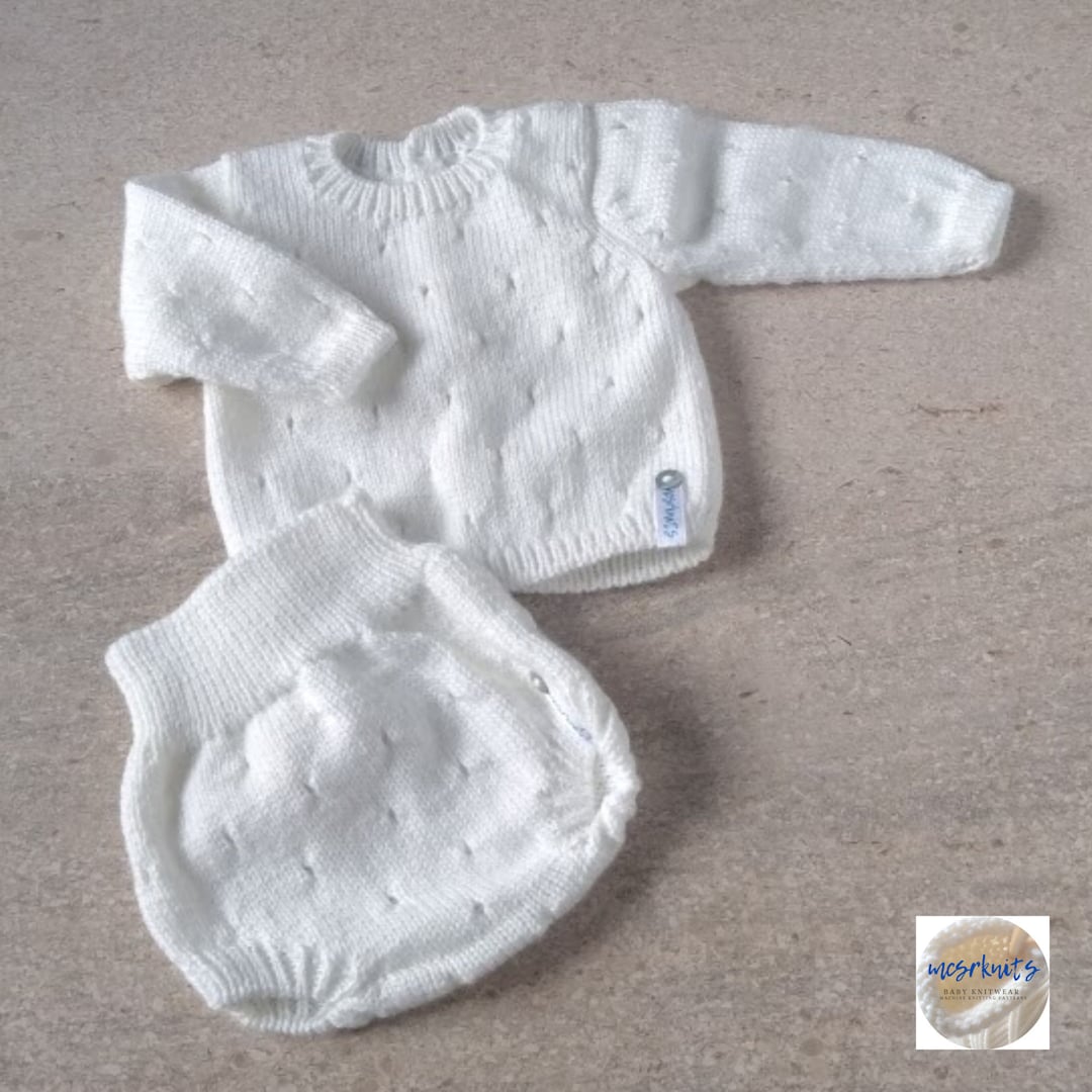 Machine Knitting Pattern Baby Set BC - Etsy