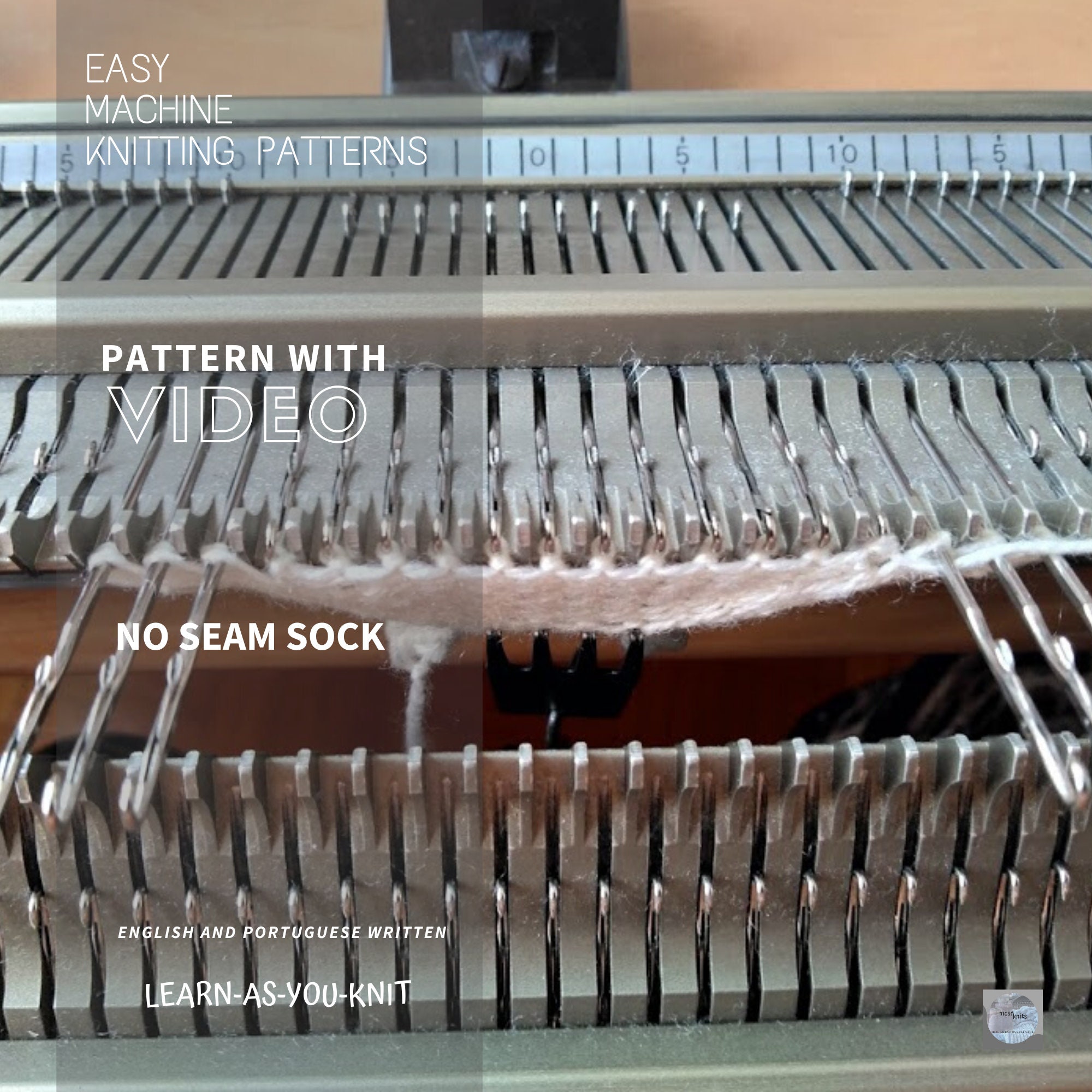 Machine Knitting Pattern d Socks - Etsy