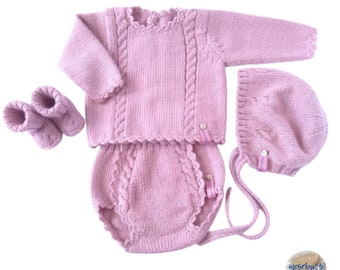 Knitting Machine Pink Set Pdf Pattern | Etsy