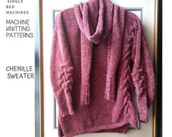 Eddy Top Machine Knitting Pattern - Etsy