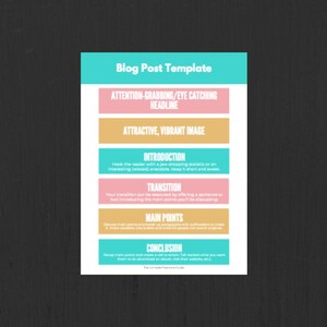 Wordpress Blog Post Template - Etsy