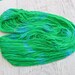 Green Variegated DK Weight Yarn (100% Superwash Merino- 8 Ply) Hand ...