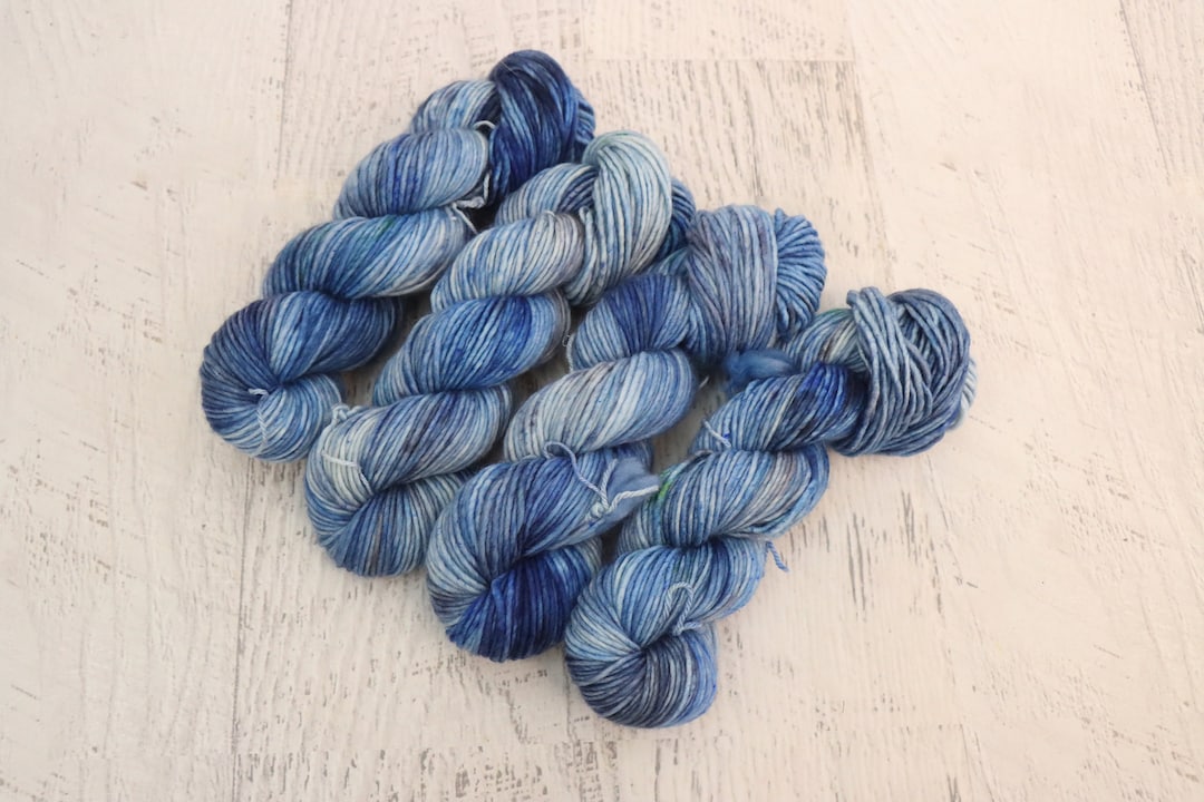 Variegated Heavy Worsted Weight Yarn (100% Superwash Merino High Twist ...
