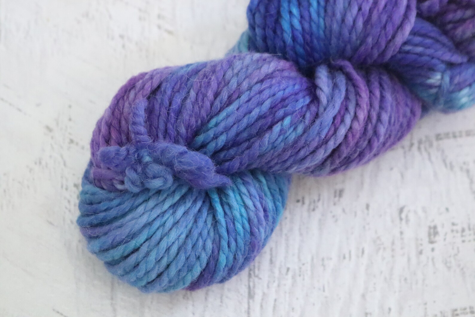 Variegated Super Bulky Yarn 70/30 Superwash Wool/alpaca | Etsy