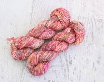 Variegated Worsted Weight Yarn (100% Superwash Merino High Twist) Hand ...