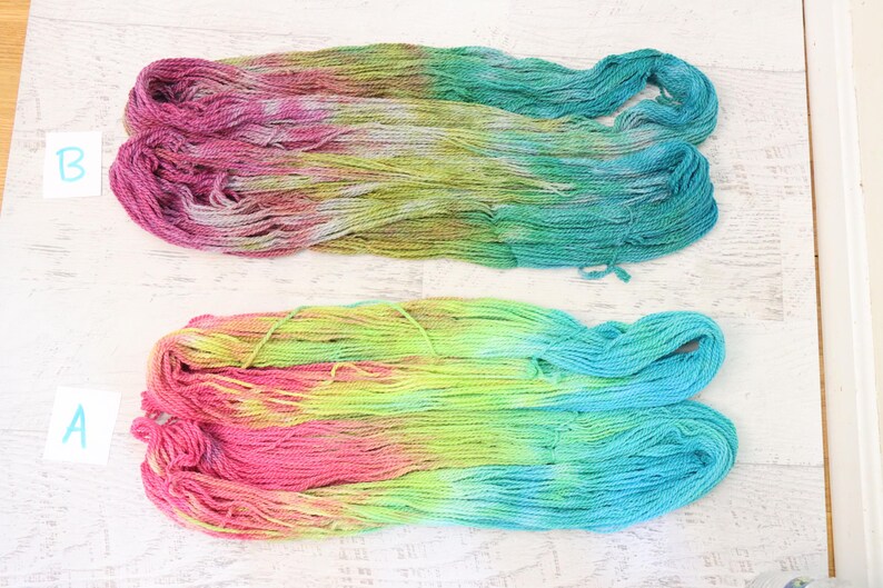Variegated Worsted Weight Yarn (80/20 Merino Wool/ Alpaca) Hand Dyed in ...