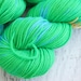 Green Variegated DK Weight Yarn (100% Superwash Merino- 8 Ply) Hand ...
