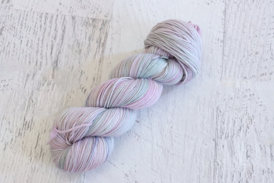 Pastel Variegated Fingering Weight Sock Yarn (75/25 Superwash Merino ...