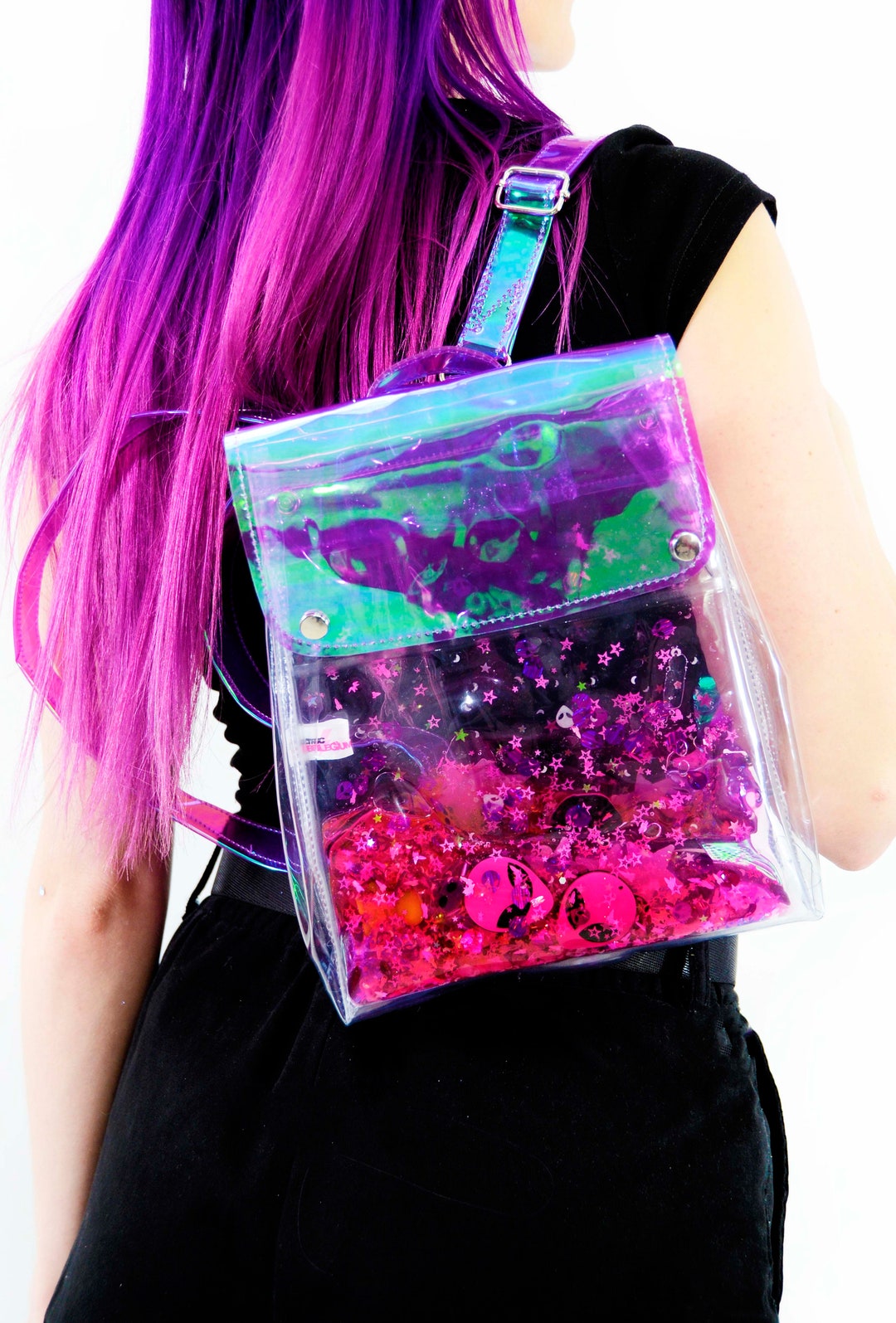 Glitter Goo Mini Bucket Backpack - Galaxy Girl - Glow in the Dark ...