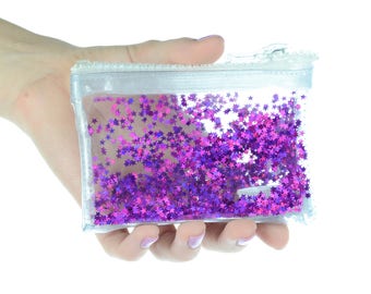 Purple coin purse | Etsy