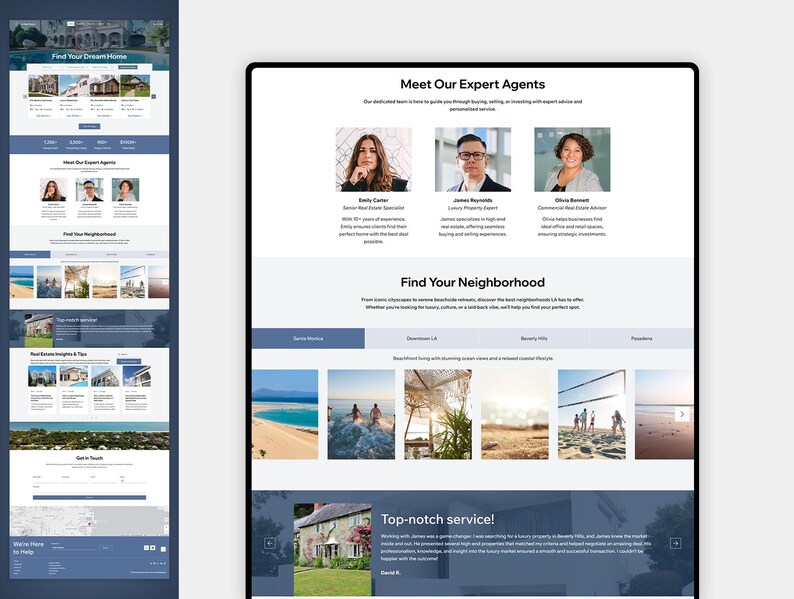 Real Estate Wix Studio Website Template | Easy CMS Property Manager ...