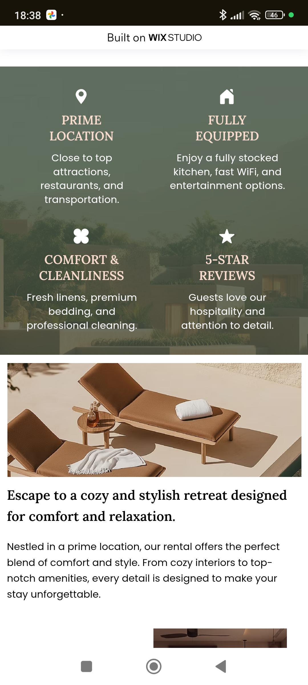 Wix Studio Airbnb and Vacation Rental Template | Booking Apartment ...