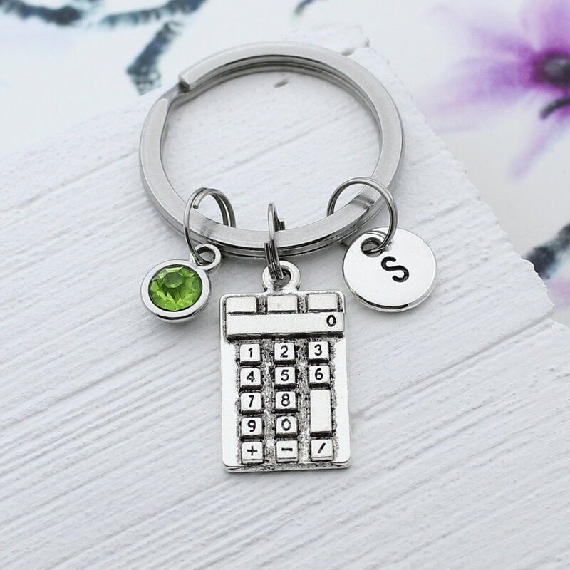 Calculator Keychain - Etsy
