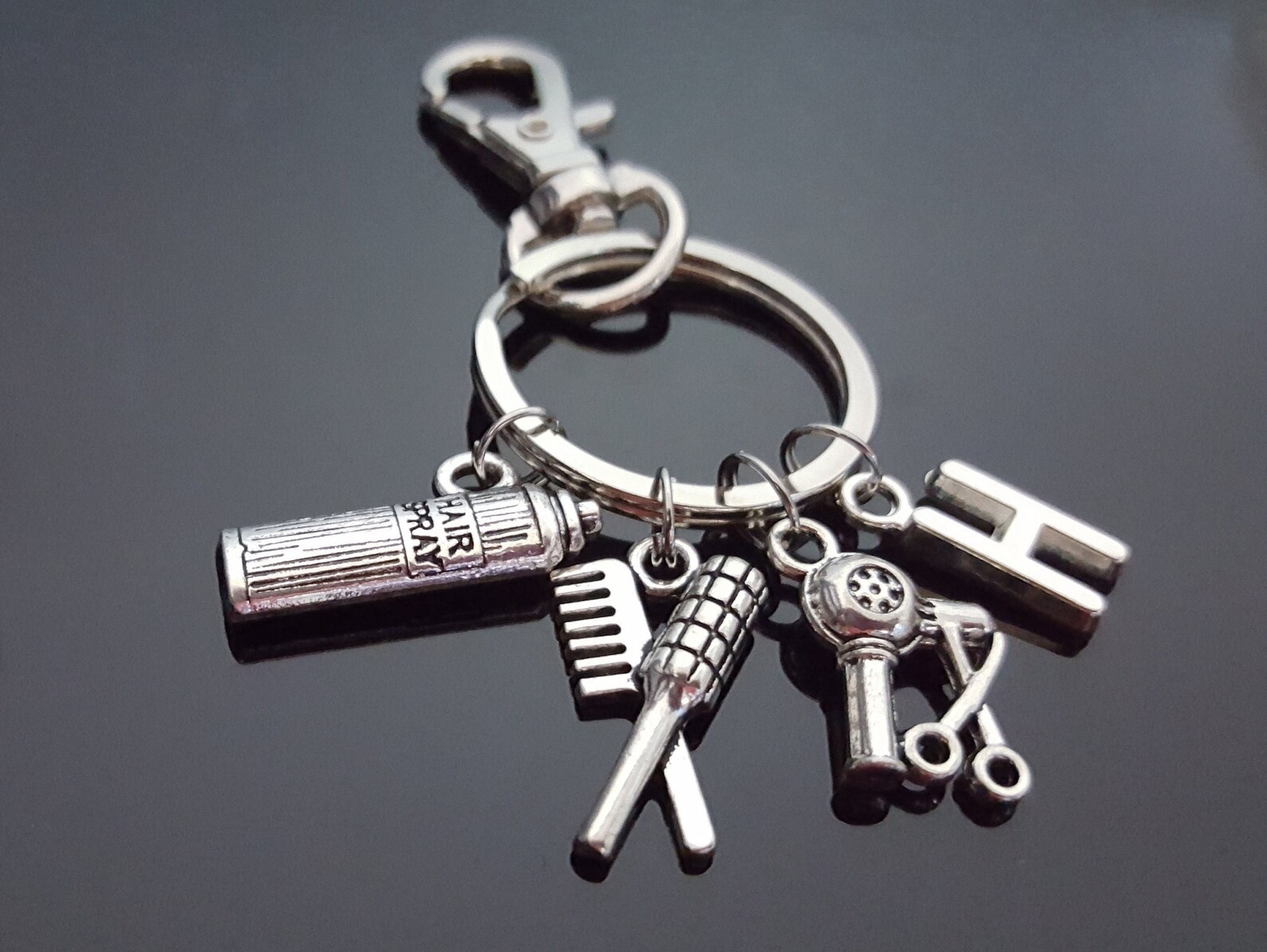Hairstylist Keychain, Cosmetology Gift Idea for Hair Stylist ...