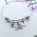 Personalized I Love Jazz Bangle Bracelet, Music Gift, Jazz Lover Gift ...