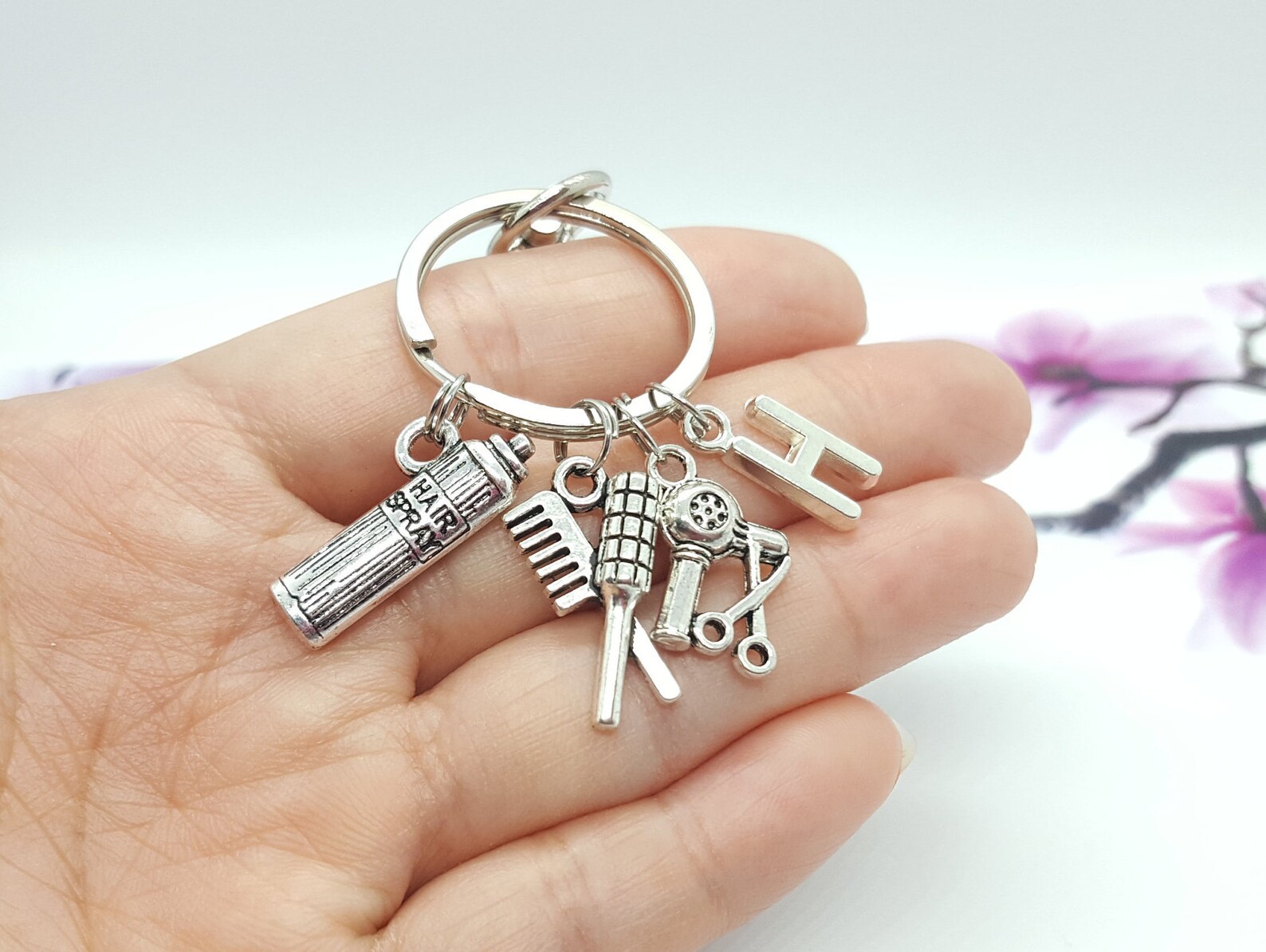 Hairstylist Keychain, Cosmetology Gift Idea for Hair Stylist ...
