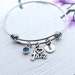 Personalized I Love Jazz Bangle Bracelet, Music Gift, Jazz Lover Gift ...