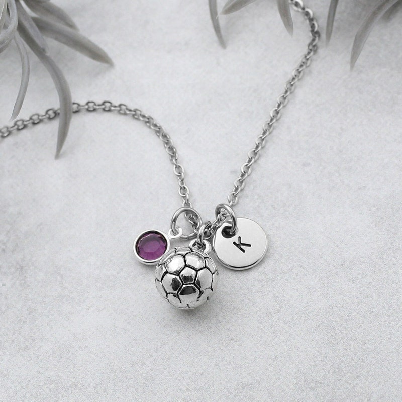 Soccer Necklace - Etsy