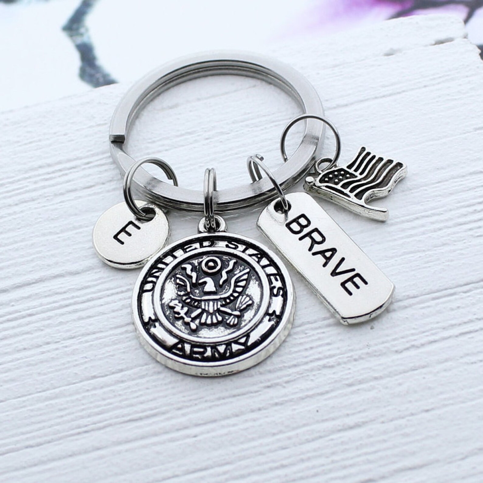 US Army Keychain Gift for Army Gift for Veteran Military - Etsy