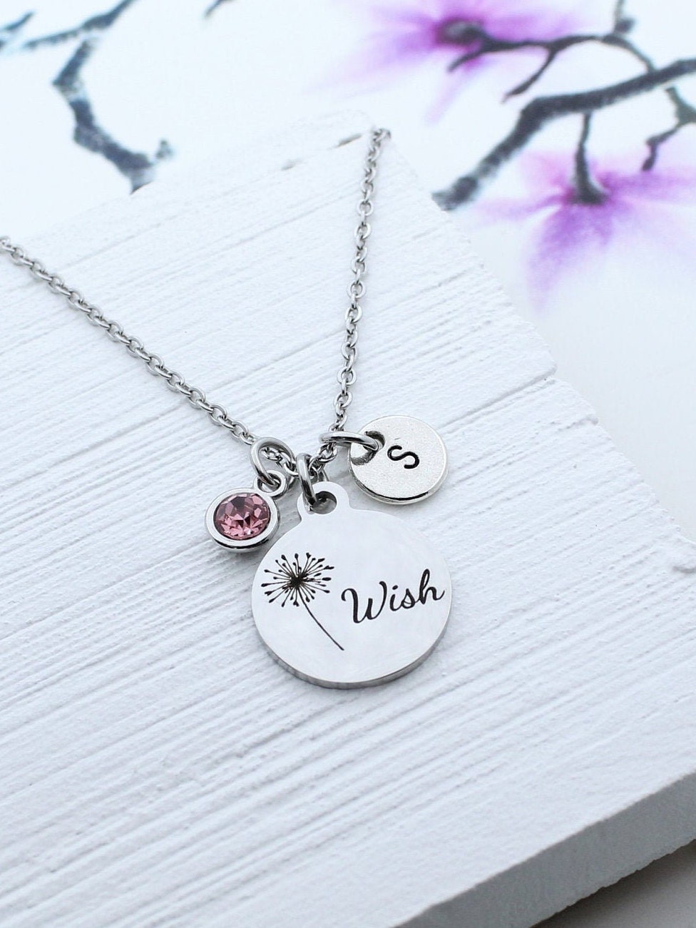 Wish Charm Bangle Bracelet Personalized Wish Charm Jewelry - Etsy