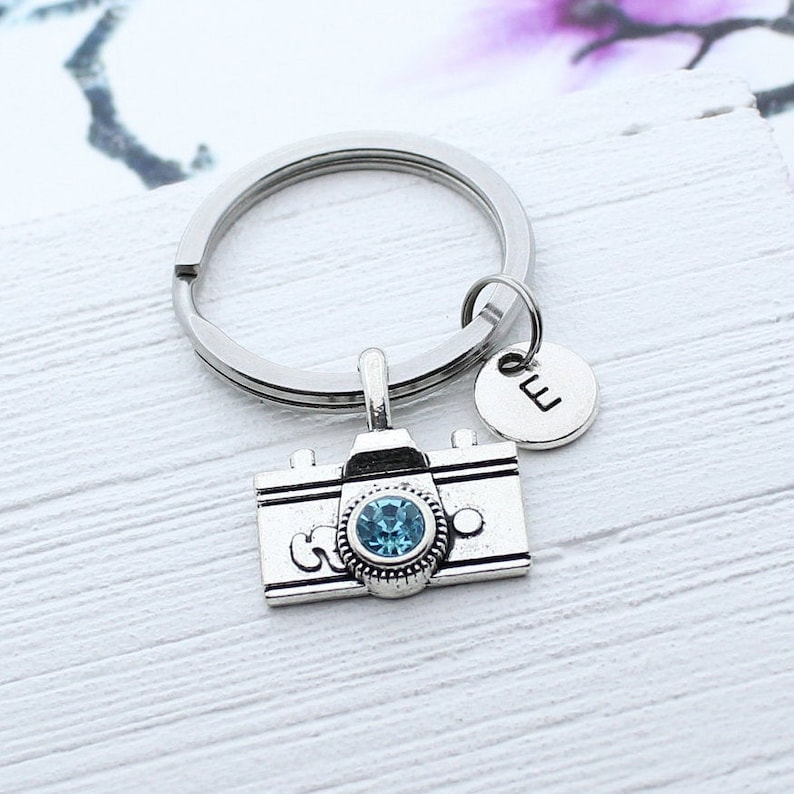 Camera Keychain Personalized Camera Charm Keychain Gift for - Etsy