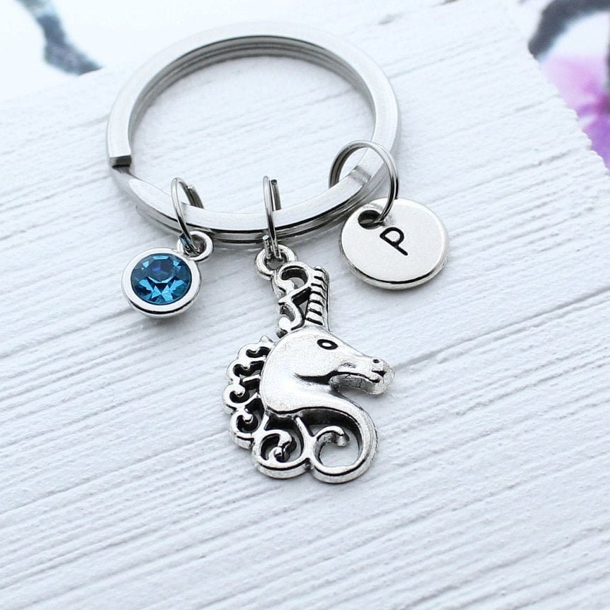 Rainbow Cute Kawaii Unicorn Face Head Keychain Zazzle | atelier-yuwa ...