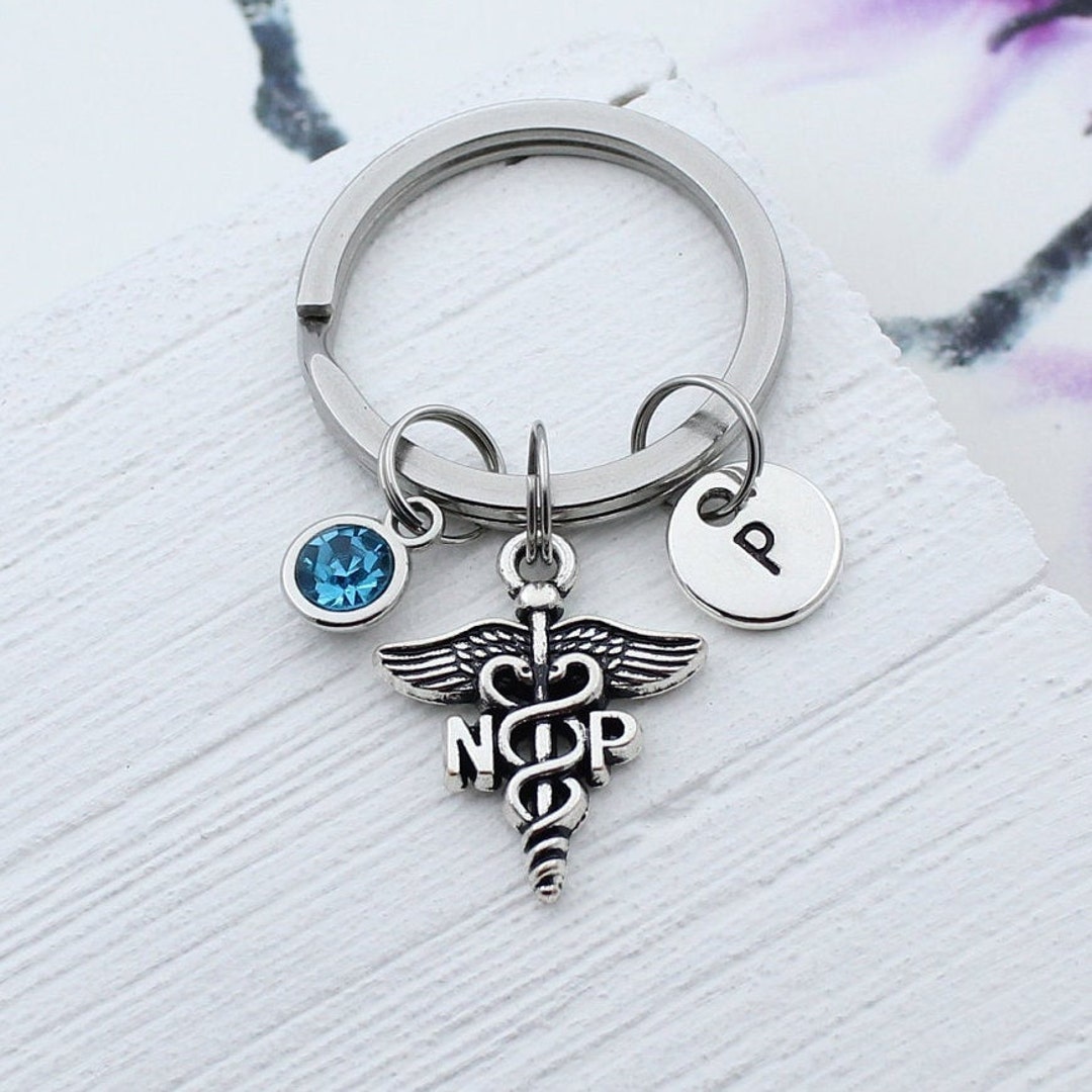 Nurse Practitioner Keychain, NP Charm Accessory, Nurse Graduation Gift ...