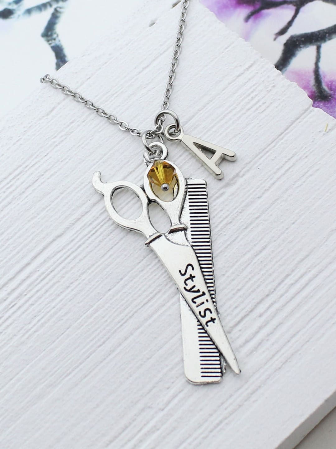 Cosmetology Gift Idea for Hair Stylist, Hairstylist Scissors Comb ...