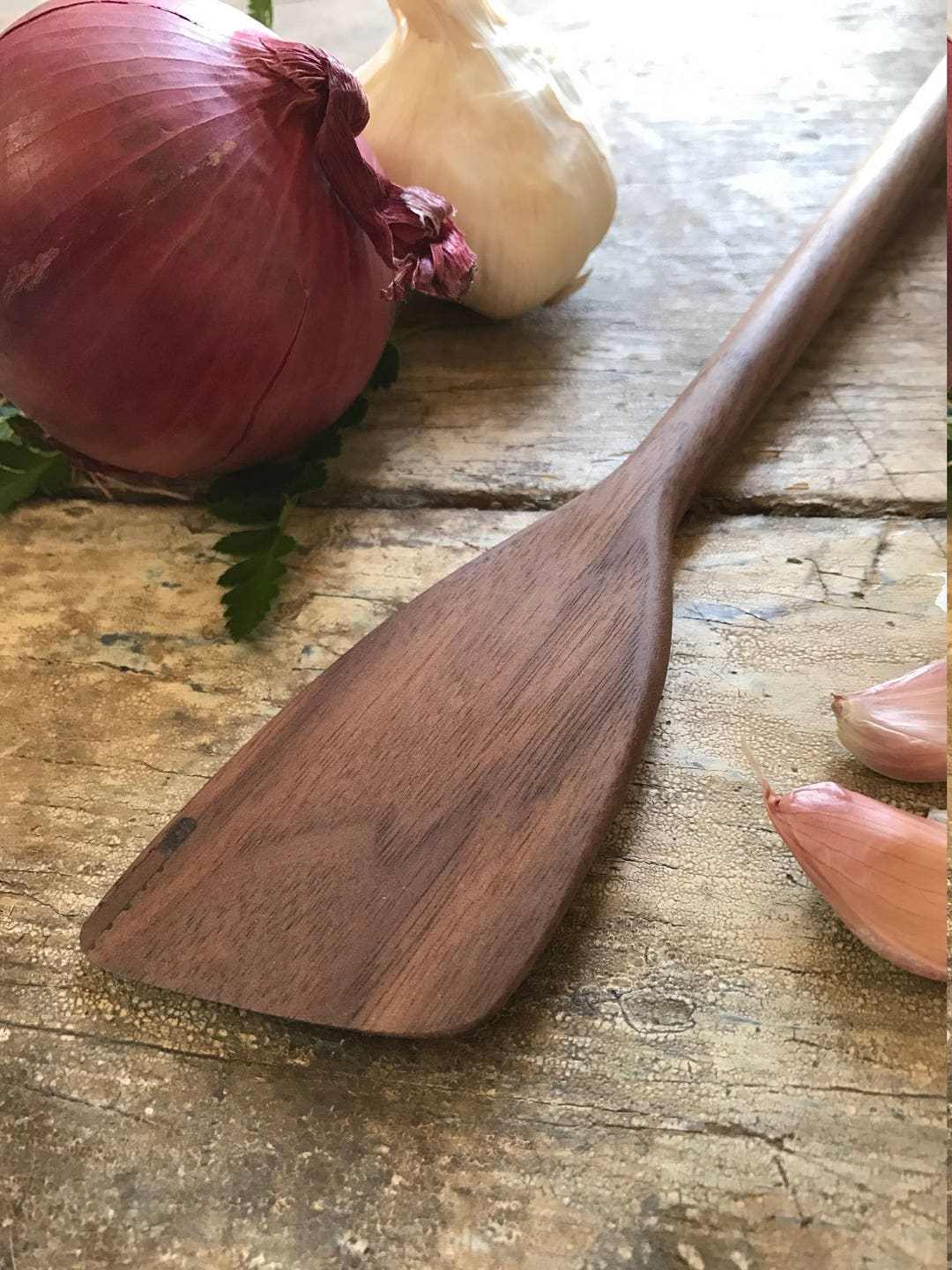 Walnut Stir Paddle - Etsy