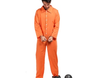 Orange Prisoner Costume - Etsy