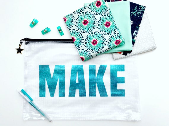 Project Pouch Craft Bag Zipper Pouch Craft Storage Make | Etsy