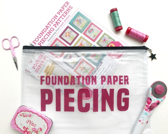 Project pouch craft bag zipper pouch craft storage FPP | Etsy