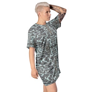 Broken Glass Tshirt Dress - Silky Smooth and Comfy Oversized Style for ...
