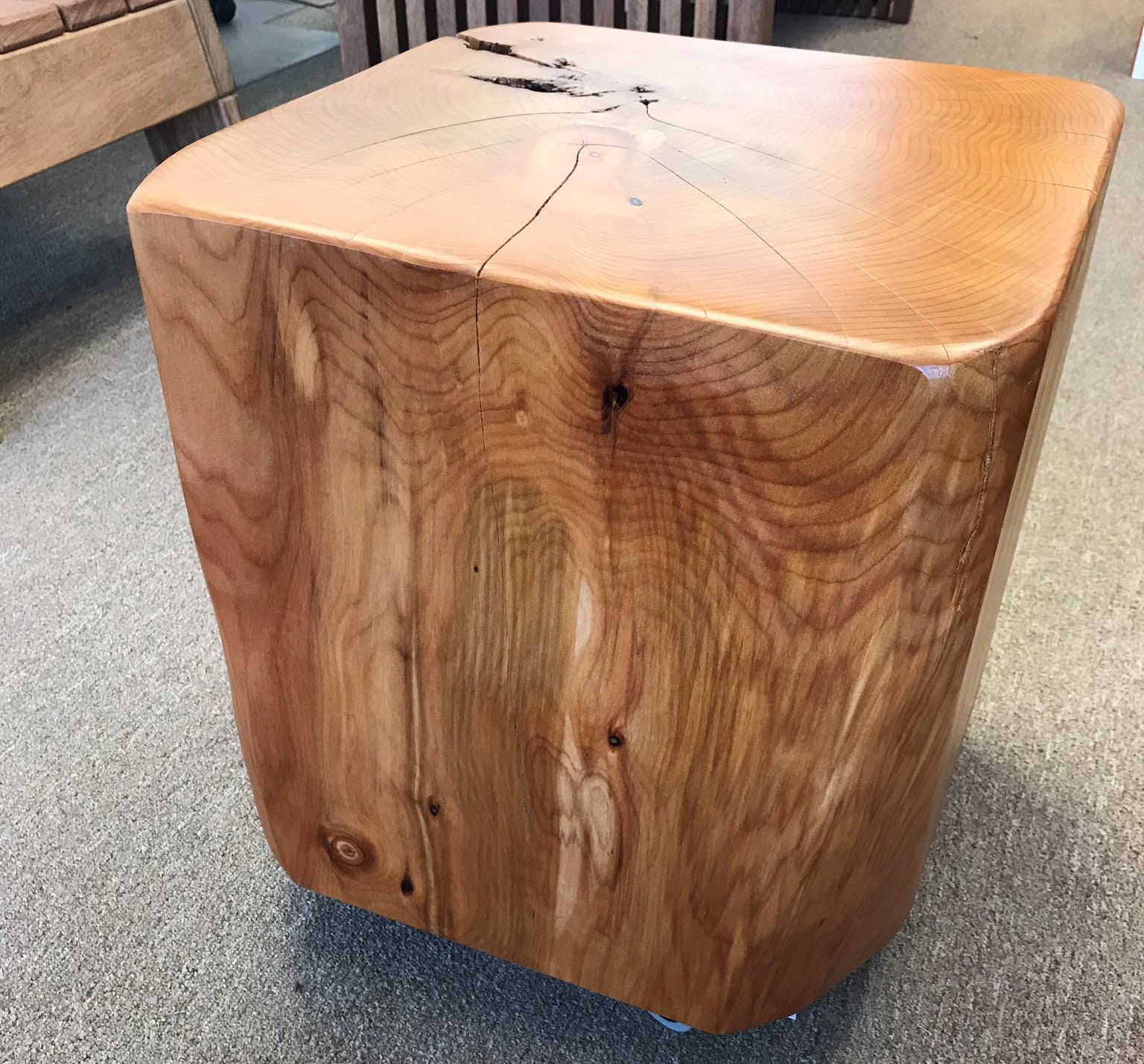 Large Cube Solid Table - Reclaimed - Etsy