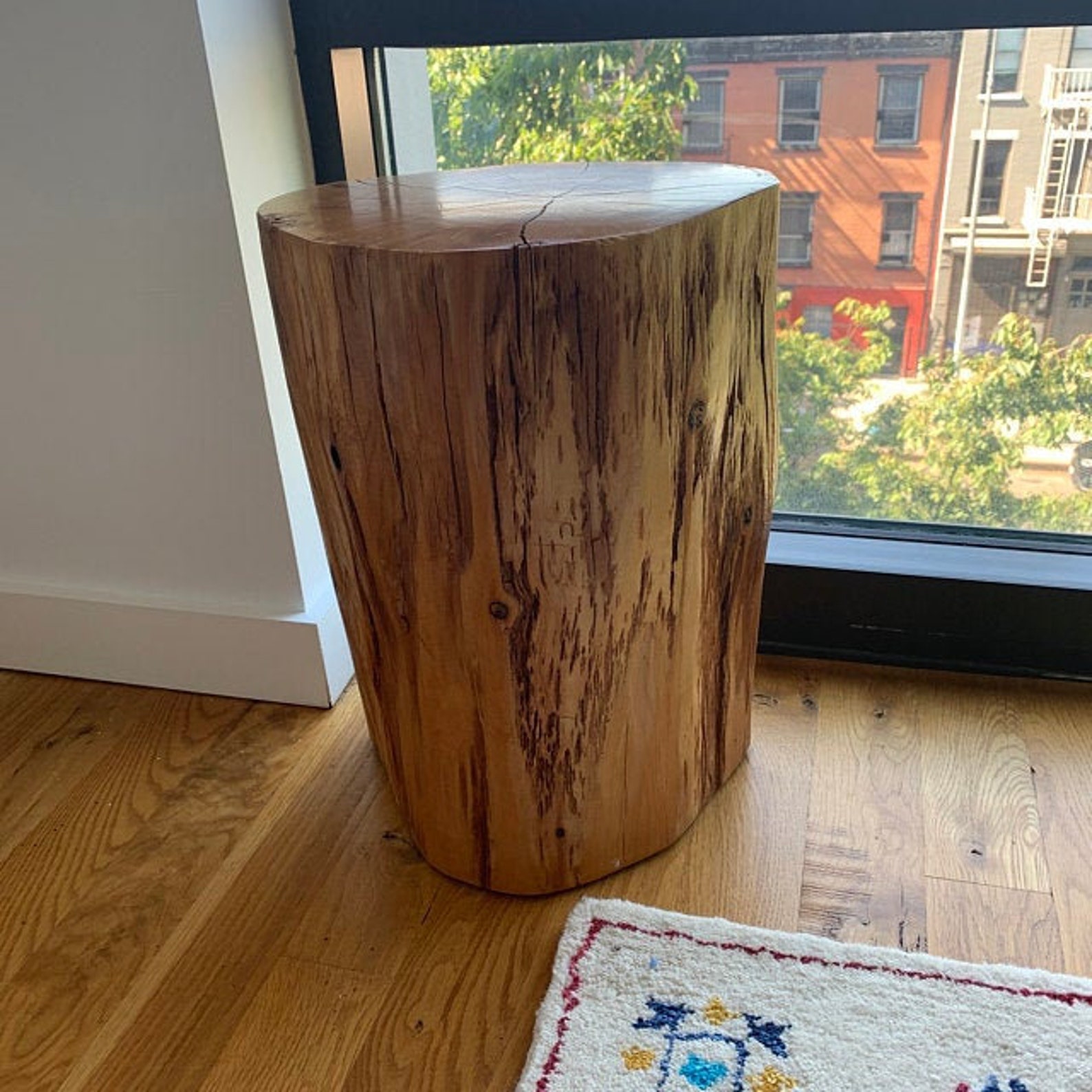 Stump Side Table Reclaimed - Etsy