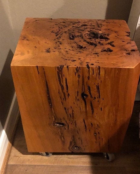 Large Cube Solid Table - Reclaimed - Etsy