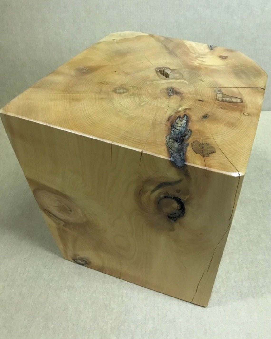 Large Cube Solid Table - Reclaimed - Etsy