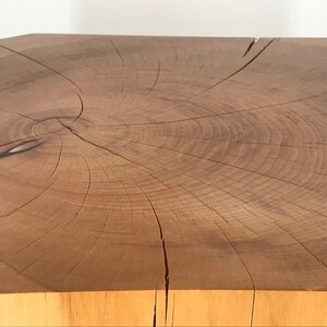 XXL Cube Solid Wood Coffee Table Reclaimed - Etsy