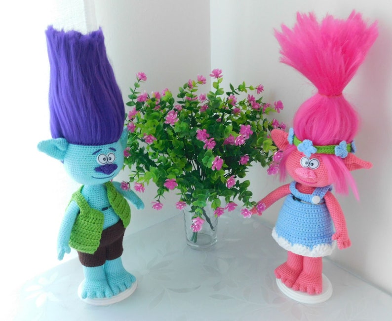 Crochet Pattern Trolls/2 Patterns Together pdf Crochet - Etsy