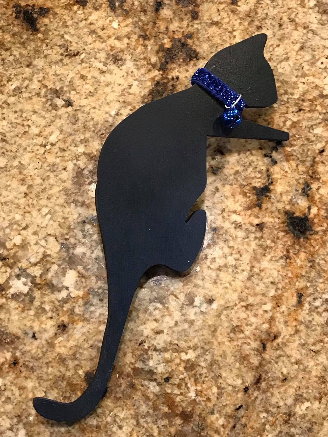 Black Cat Door Topper - Etsy