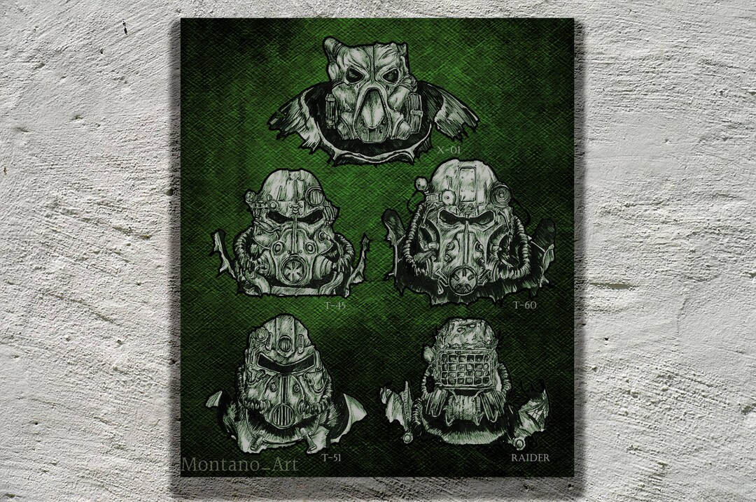 Fallout Power Armor Print - Etsy