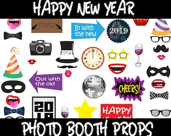 New Year Photo Booth | Etsy