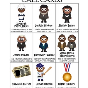 Black History Month Bingo - 20 Cards - Etsy