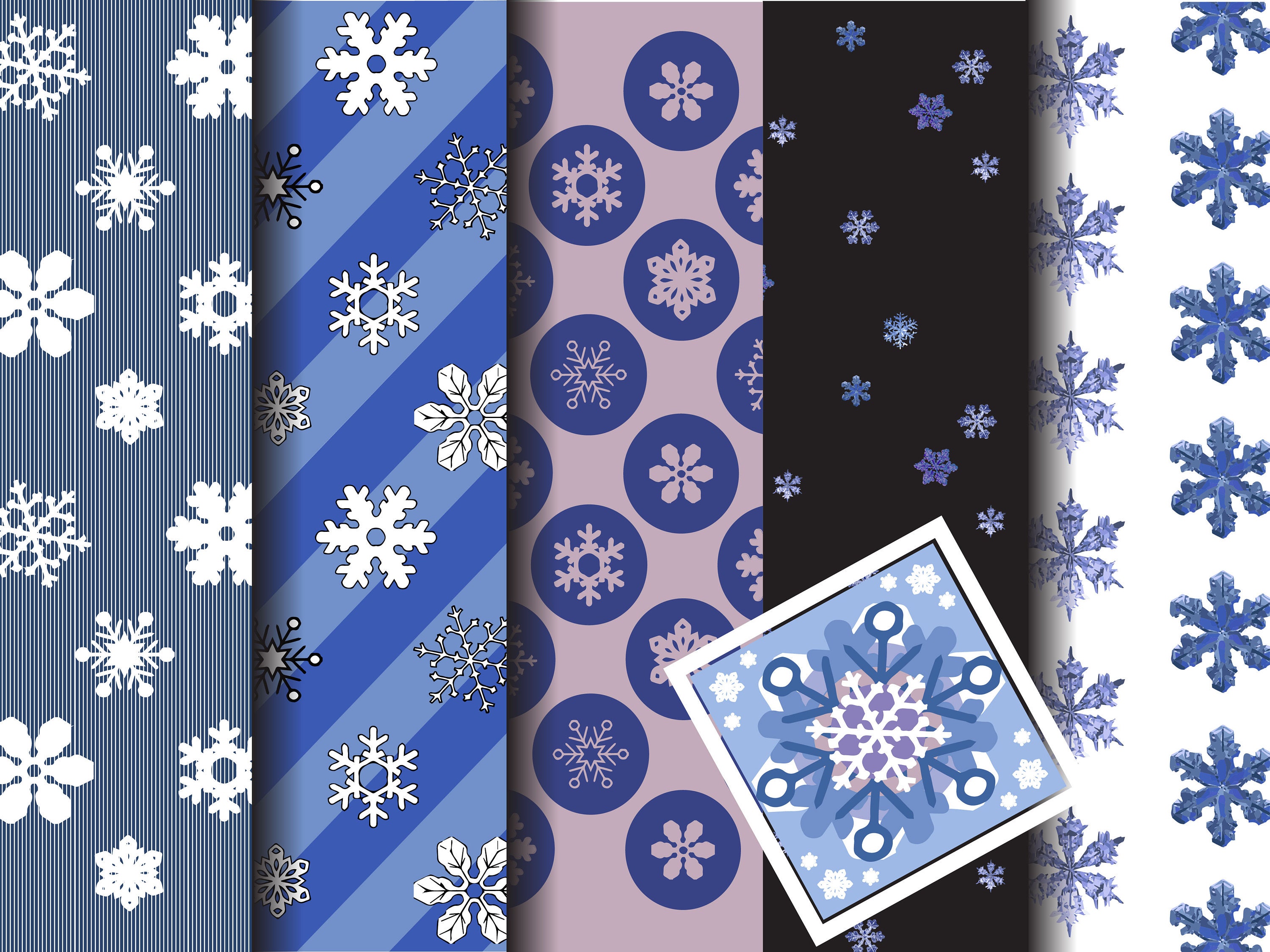 Snowflake Patterns - Etsy