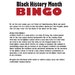 Black History Month Bingo 20 Cards - Etsy