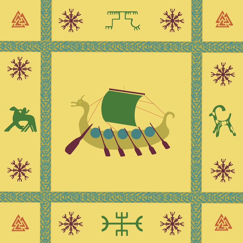 Viking Historic - Digital Paper - Etsy