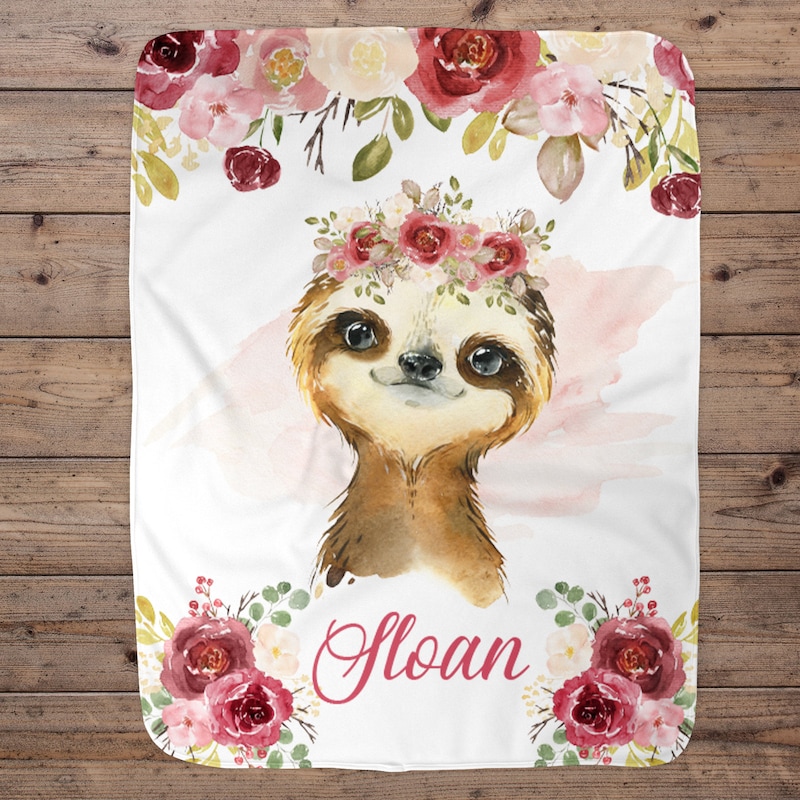 Sloth Baby Girl - Etsy